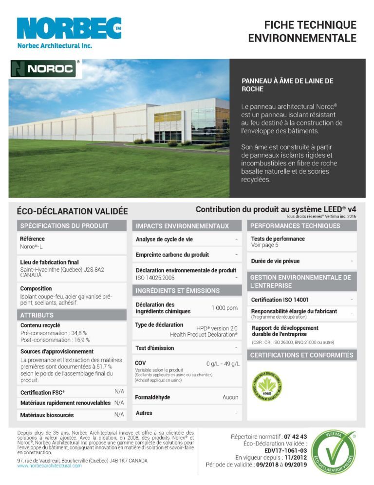 Documentation - Norbec