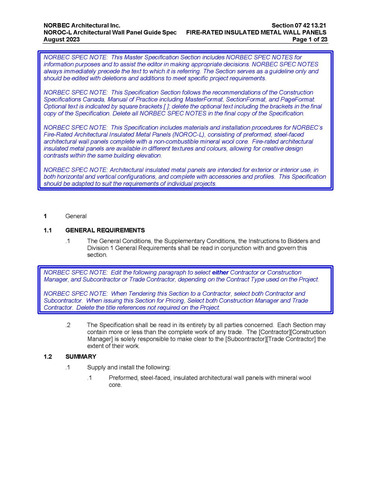 Noroc-L-Spec - Norbec