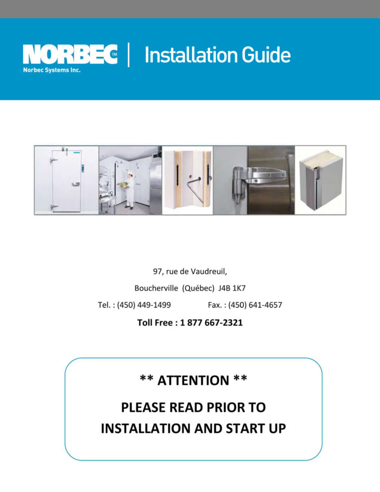 Installation Guide - Norbec