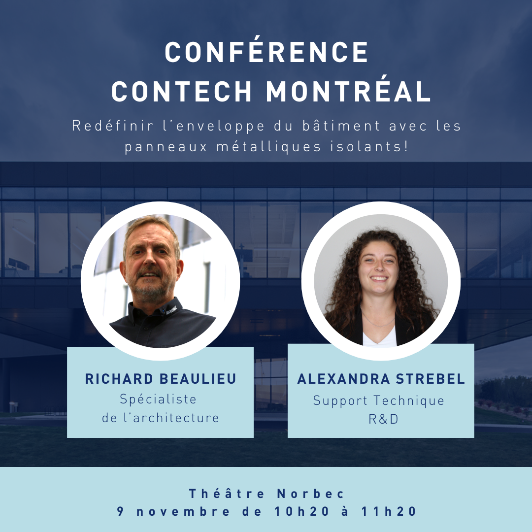 Norbec sera à l’expo Contech Bâtiment 2023 - Norbec