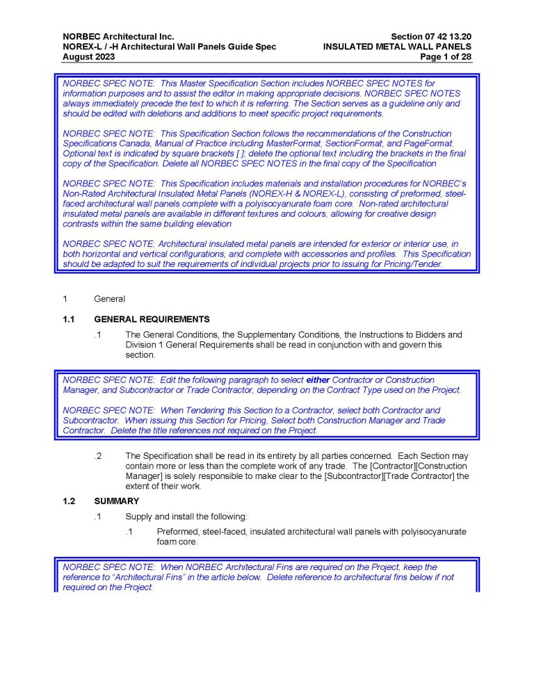 Document Library - Norbec