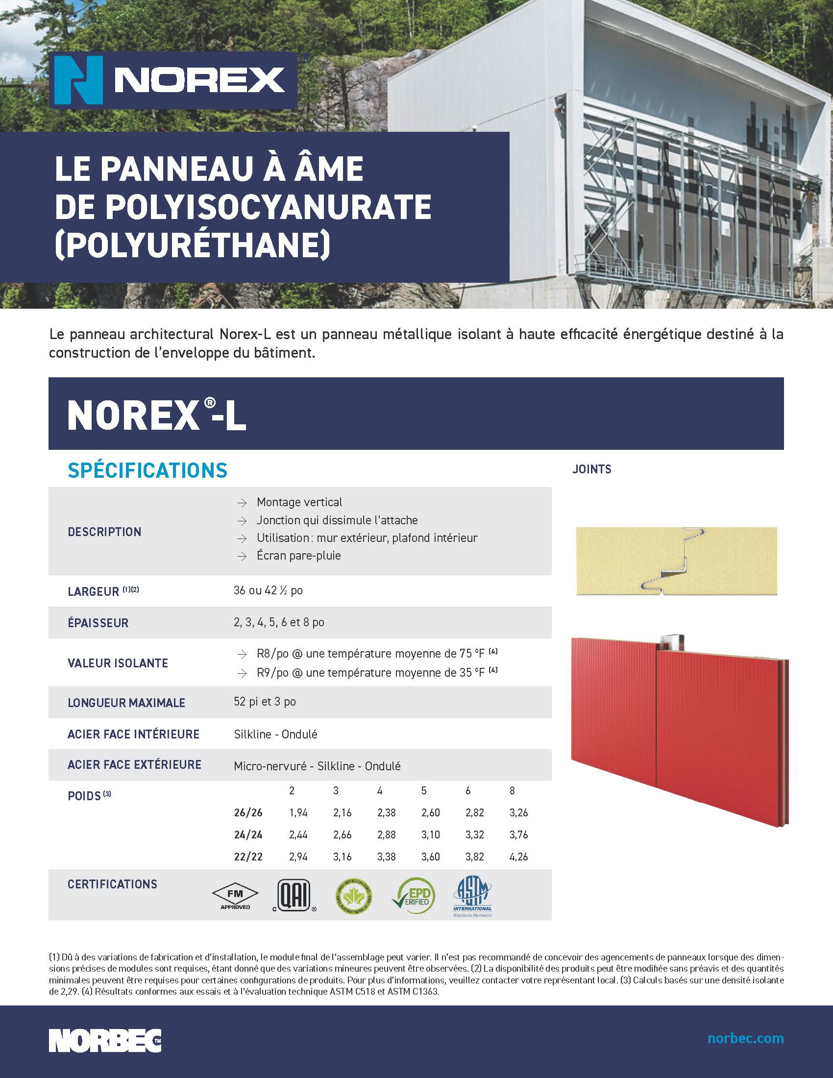 Norex-L - Fiche Technique - Norbec