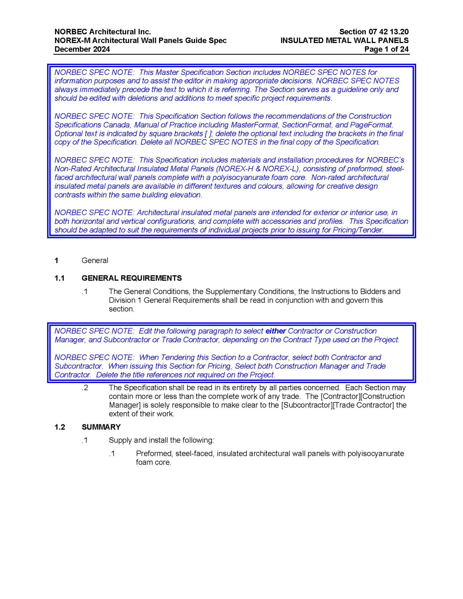 Document Library - Norbec